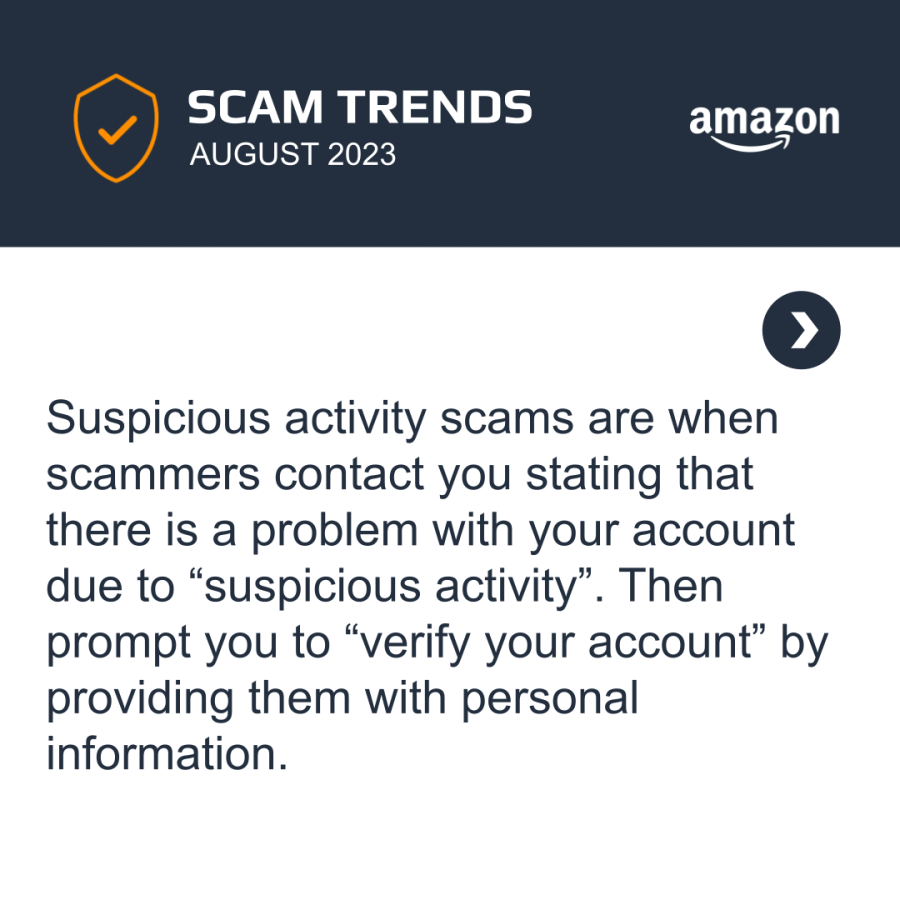 Beware of "Suspicious Account Activity" Scam: Top Amazon Impersonation Scheme