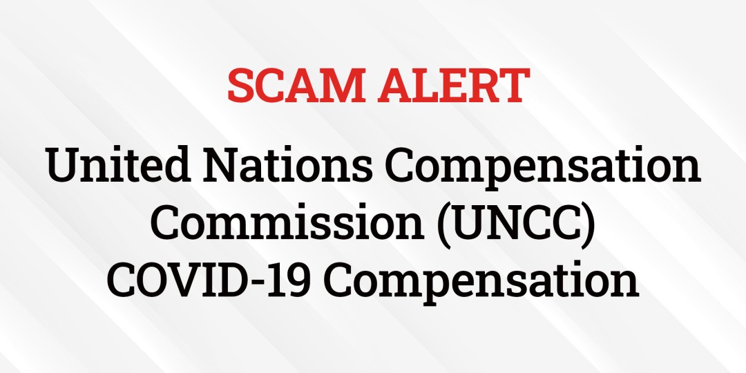 UNCC COVID-19 Compensation Scam Email | Scamadviser
