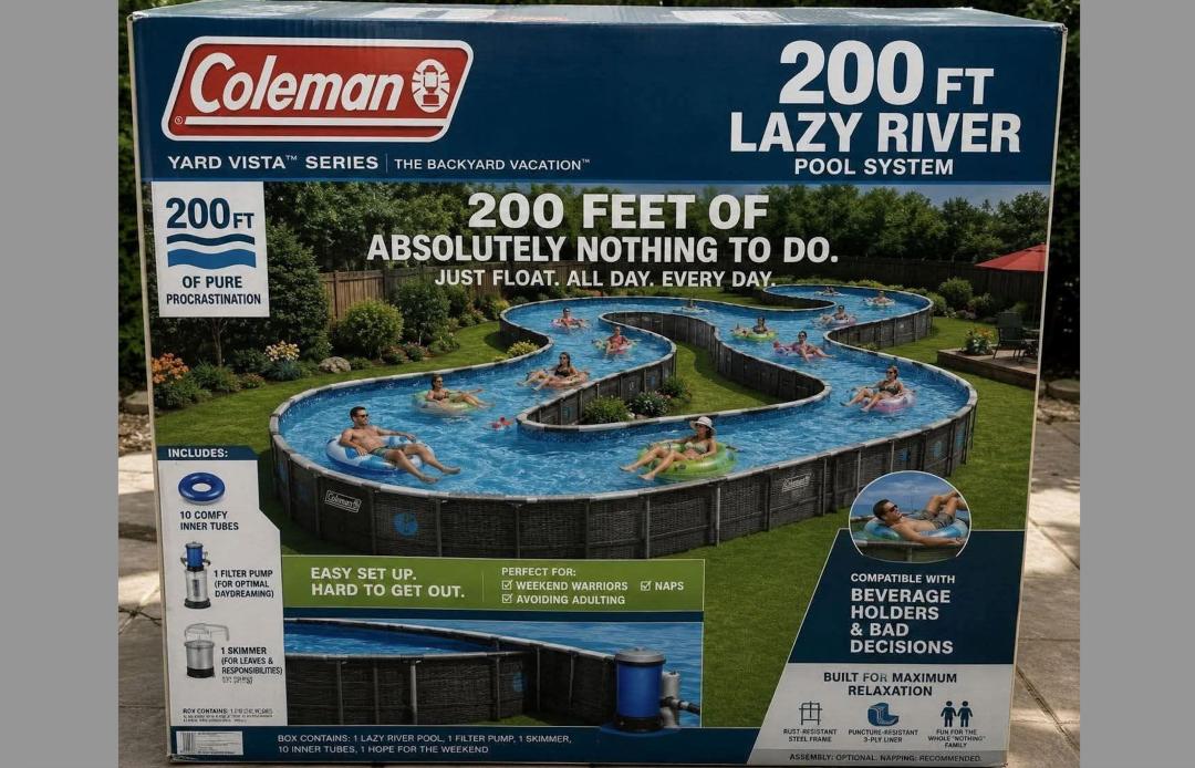 Sistema di piscine Coleman 200 FT Lazy River Vero o falso?