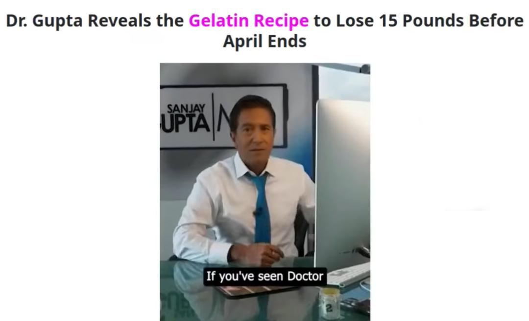 Dr. Sanjay Gupta Gelatin Recipe for Weight Loss: Does it Work or A Scam?