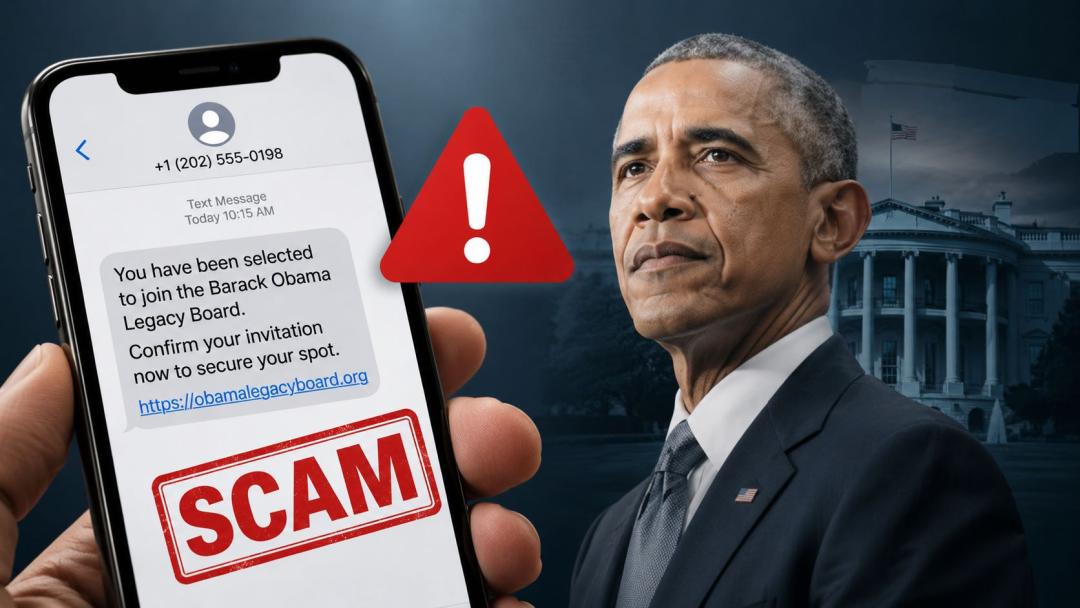 Barack Obama Legacy Board Text Message: Scam Or Legit?